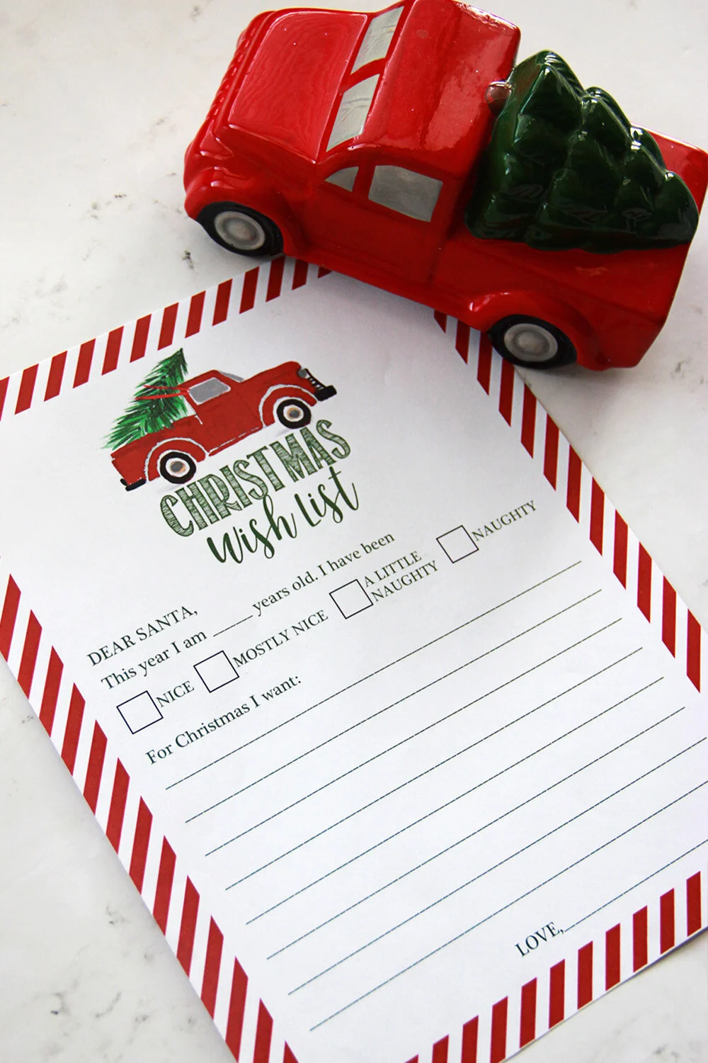 FREE LETTERS TO SANTA AND GIFT CHECKLIST — E-Three Design Studio