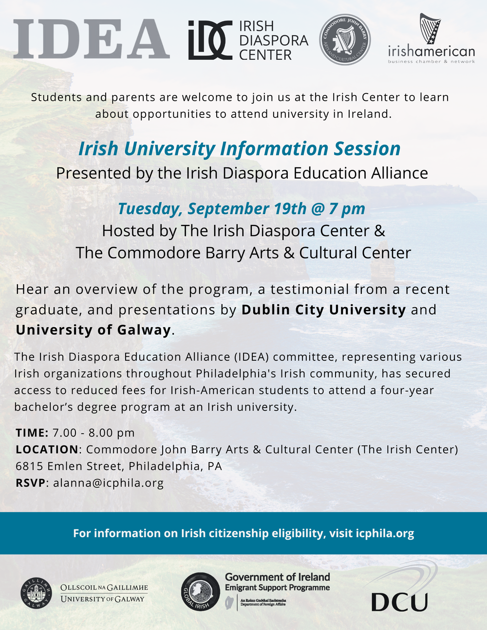 IIC Events — Irish Diaspora Center of Philadelphia