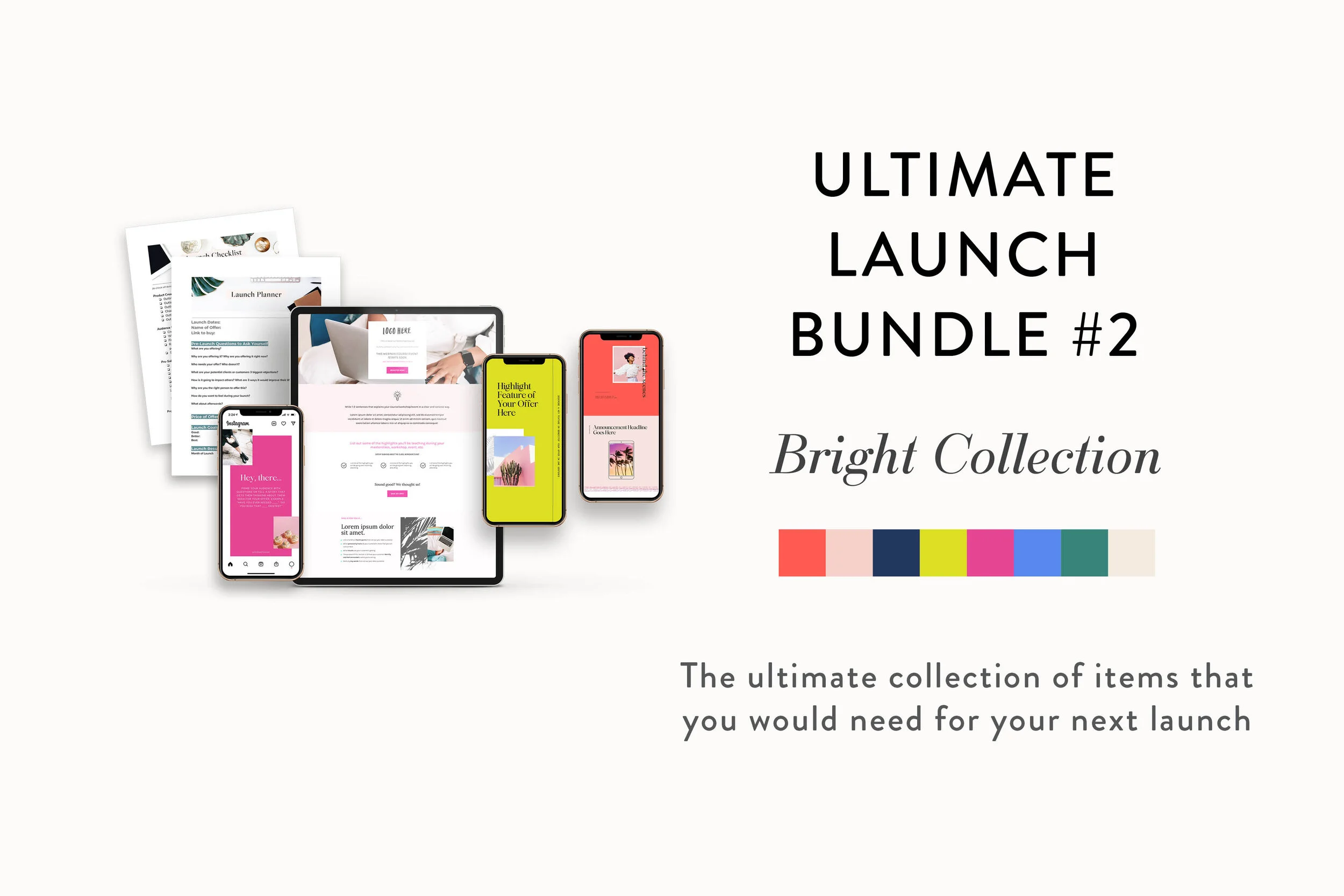 Ultimate Launch Bundle Canva Templates — The Creative Template Shop