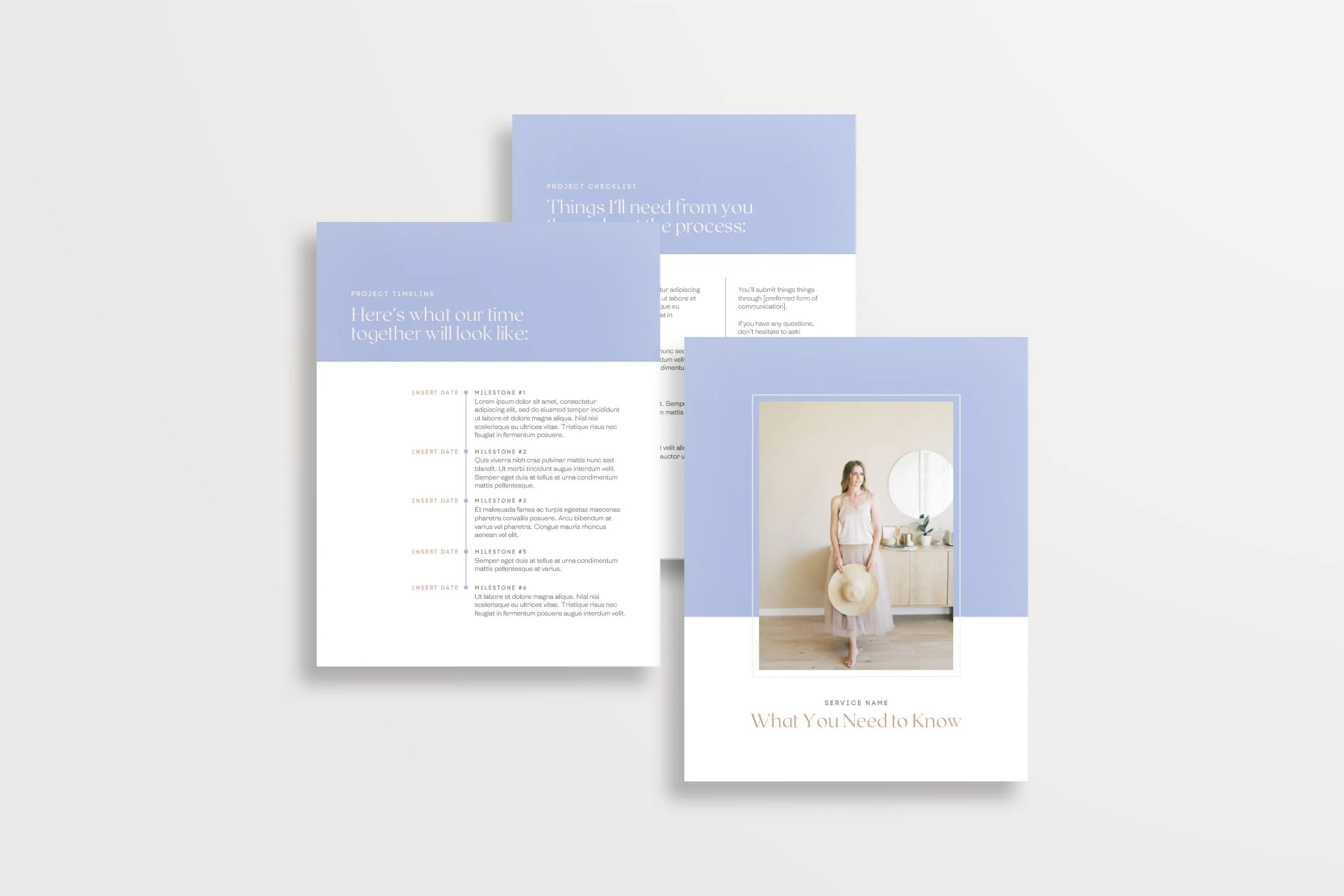 Client Timeline & Checklist Packet | Soft Collection — The Creative ...