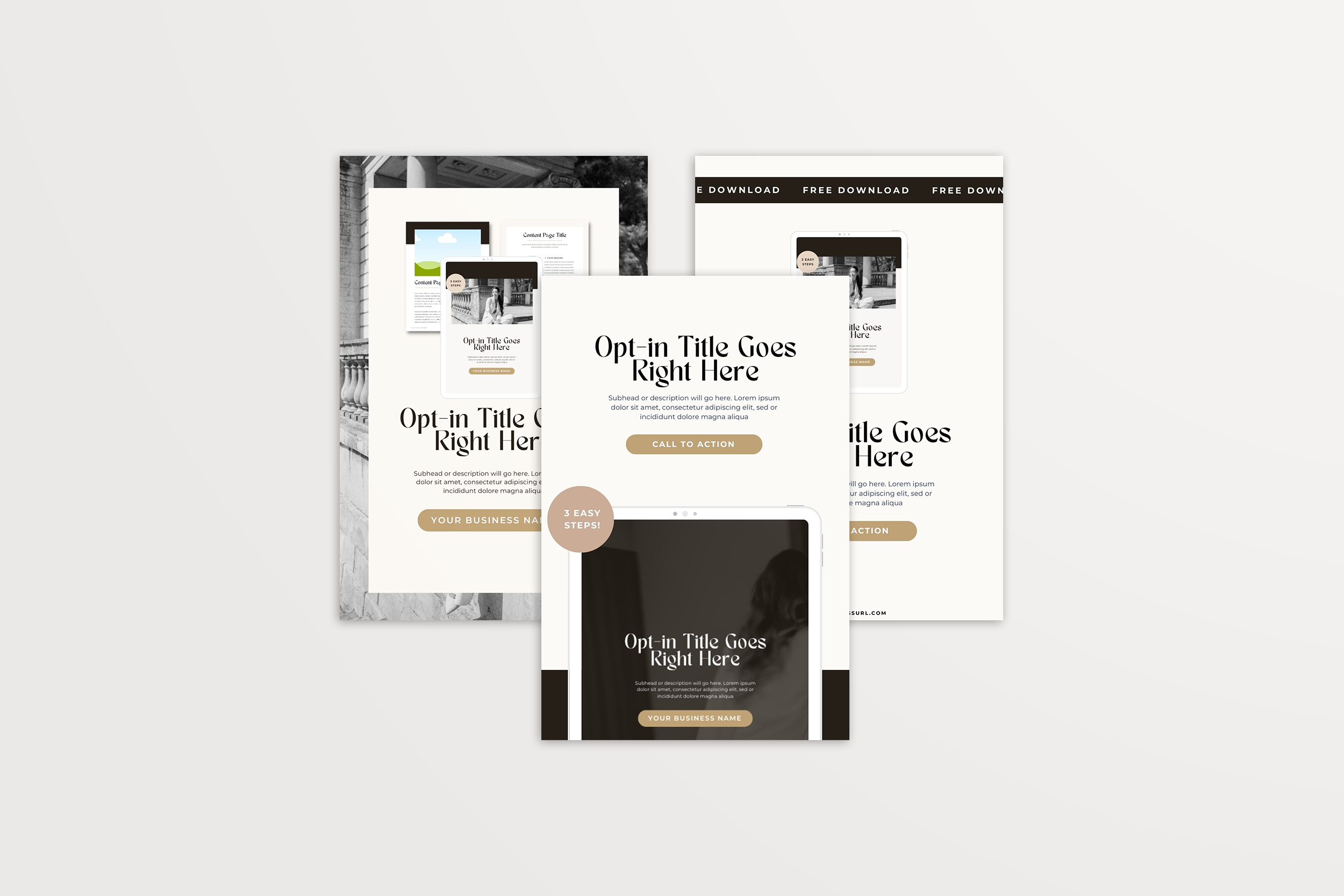 Opt-in Marketing Bundle: Bright Collection — The Creative Template Shop