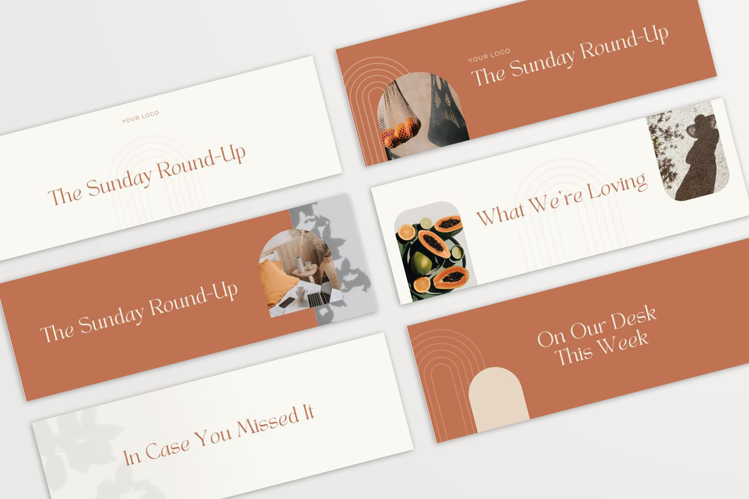 Snail Mail Templates #2 | Neutral Collection — The Creative Template Shop