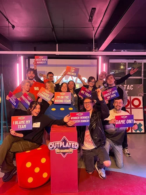 Outplayed The Gameshow Team Building Party Playing Belly Laughing Fun ...