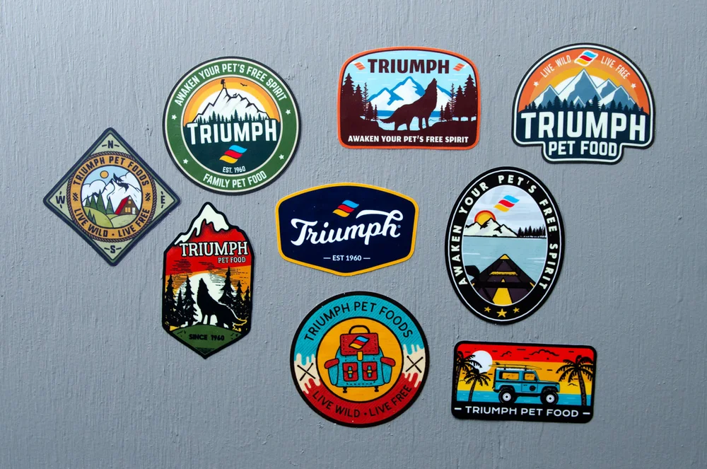 Triumph Adventure Sticker Pack — Triumph Rewards