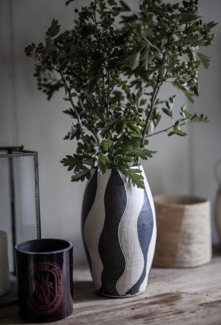 Miro sculptural handmade porcelain mug — Paper Thin Moon | British ...