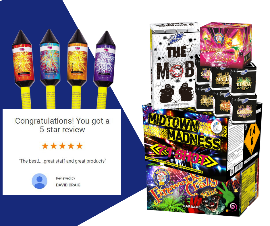 Star Fireworks-10 Tips For Throwing A Fantastic Bonfire Night Party