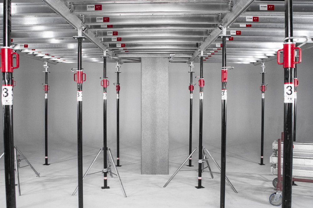TITAN HV and XL Concrete Slab Shoring System — TITAN Formwork Systems
