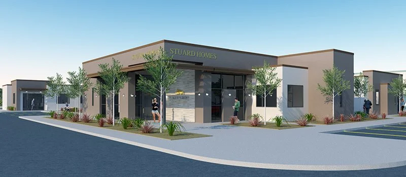 Single Story Modern Office Building Exterior Design Commercial Office