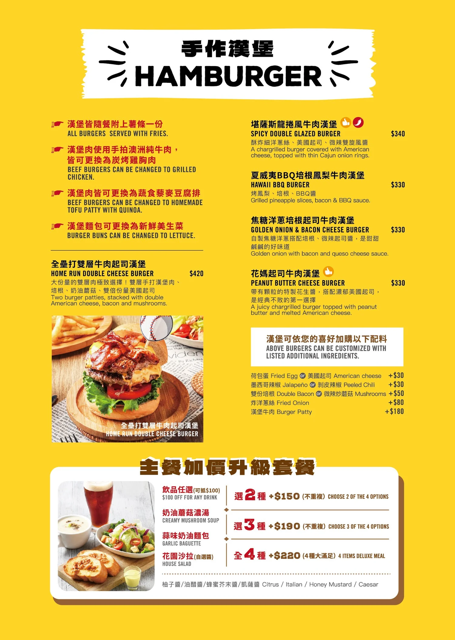 Menu — Burger Joint