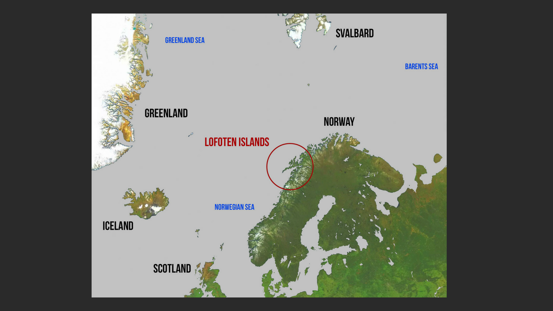 Lofoten Islands Map
