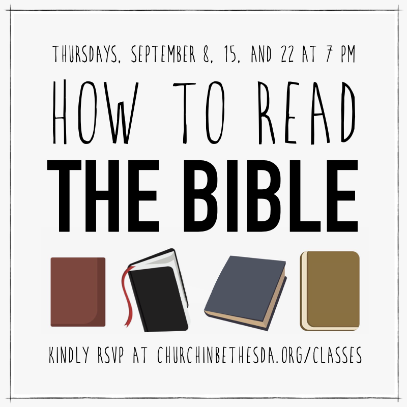 Classes — Church In Bethesda