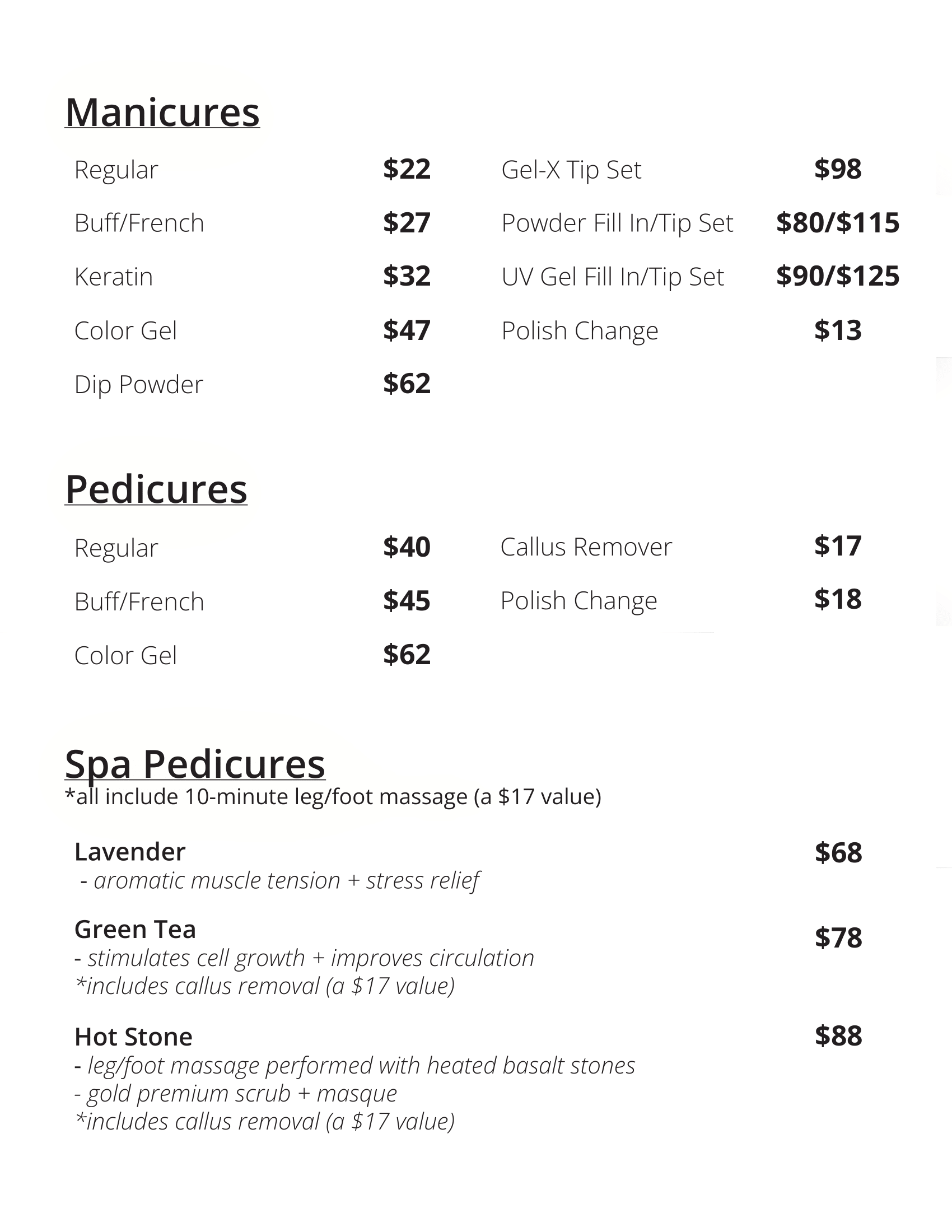 SERVICES — GREEN TEA NYC