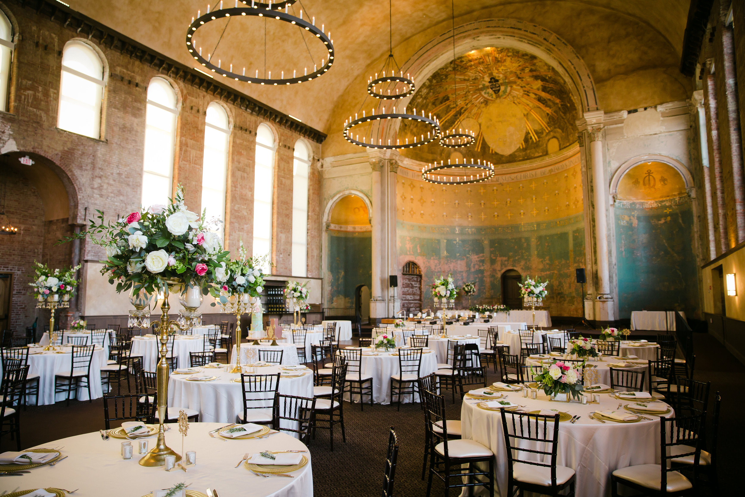 Sarah & David's Monastery Event Center Wedding Reception - Canary ...