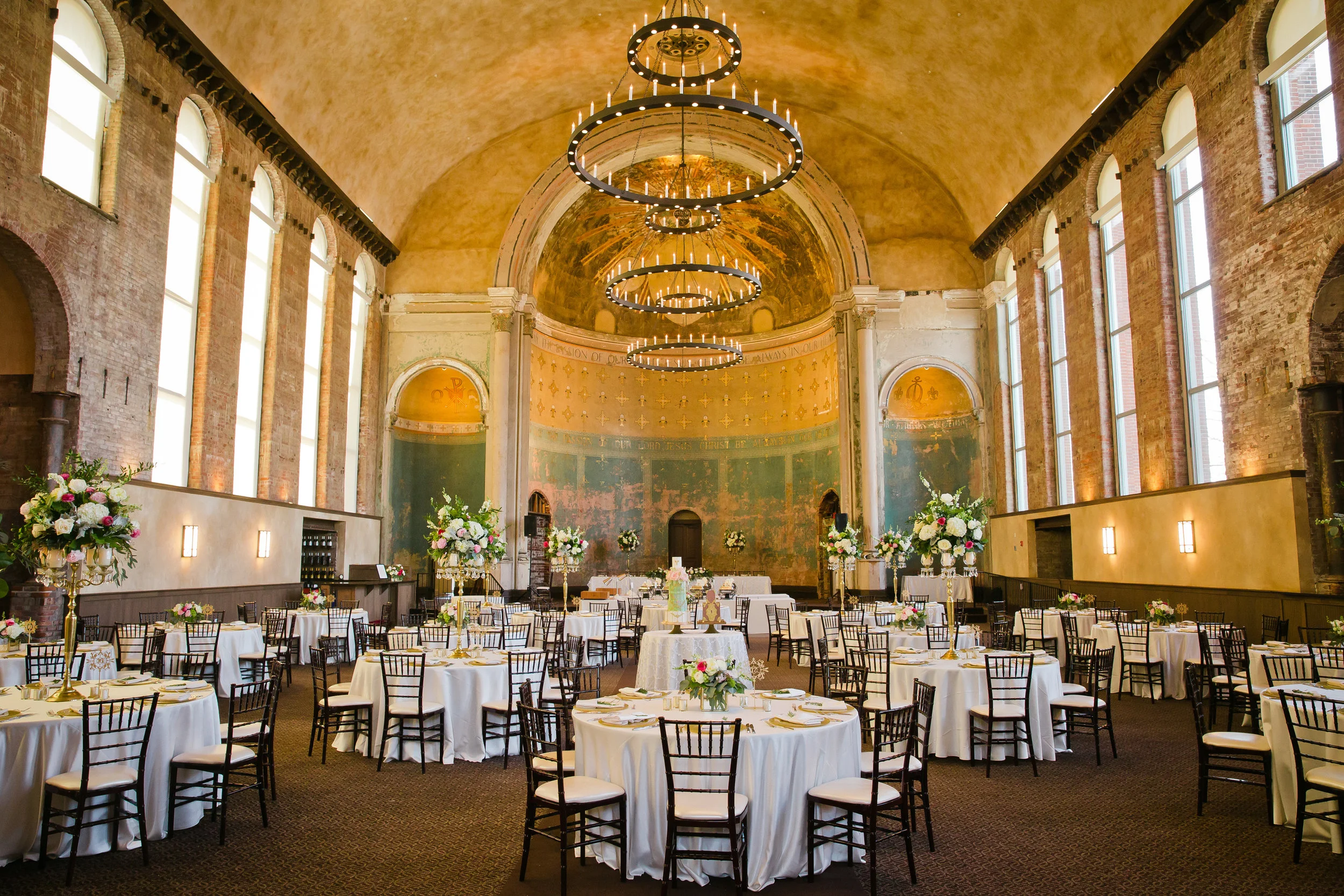 Sarah & David's Monastery Event Center Wedding Reception - Canary ...