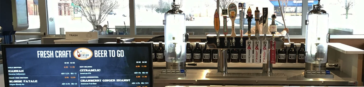 In-Store Turnkey Growler Station Solutions | GS Draft System Solution
