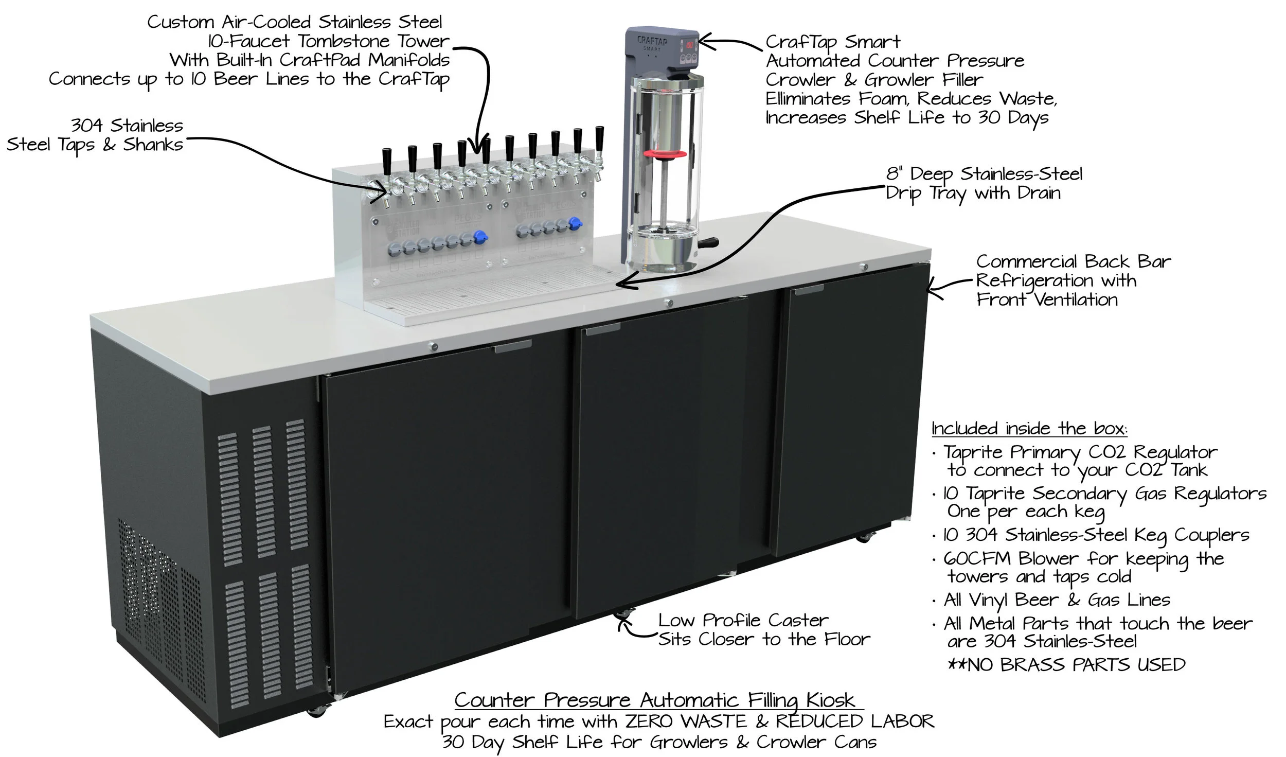 GSE-95-10BS-ELDD - Crowler Cans, Crowler Can Sealers, and Crowler Equipment