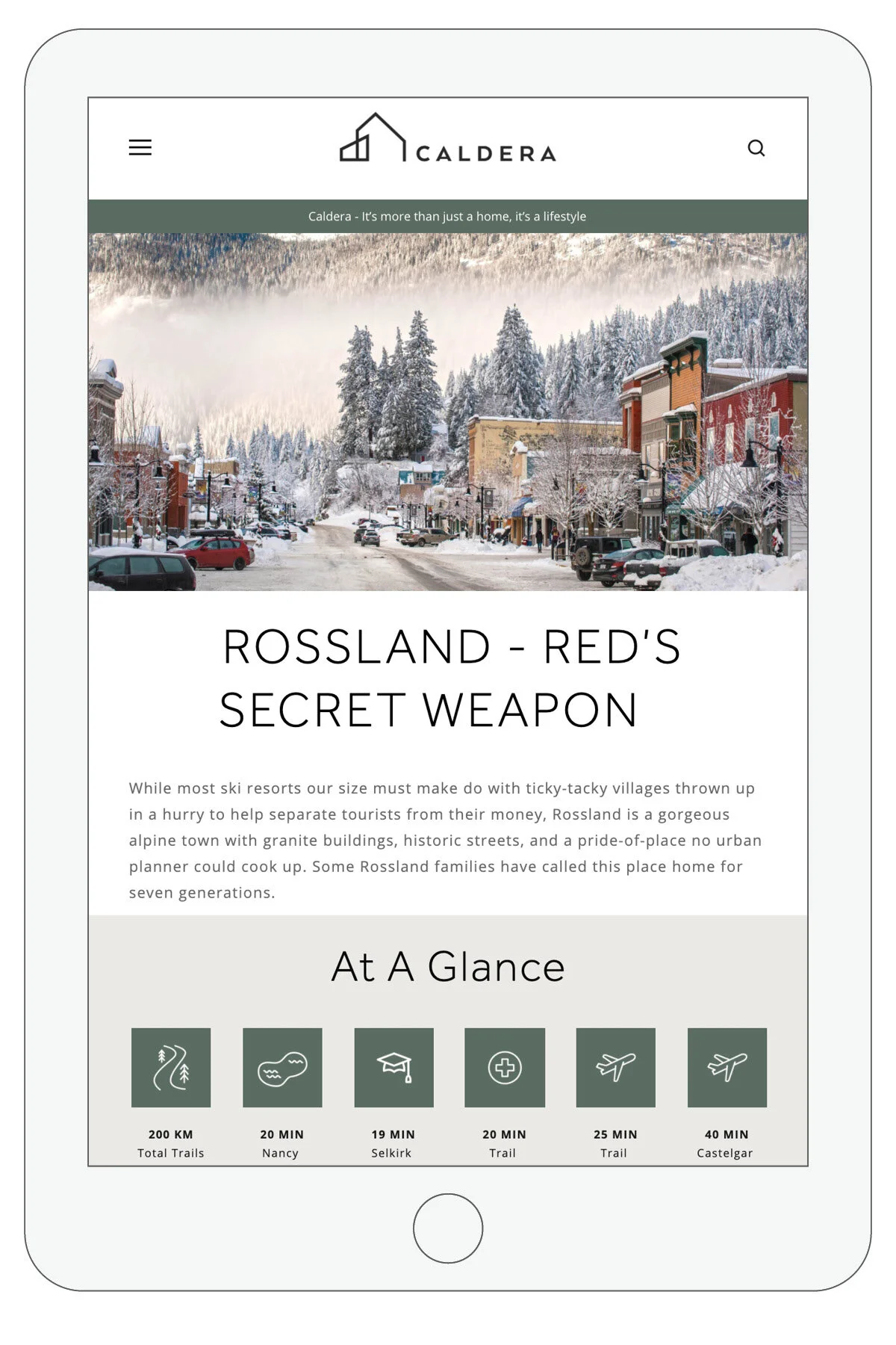 Caldera — Riley Yahr Creative Studio