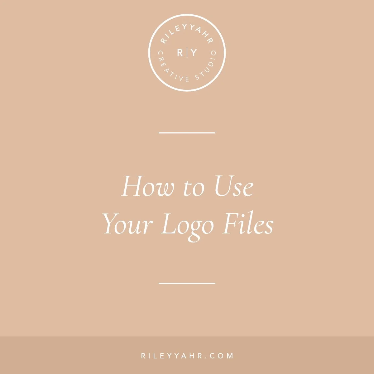 How to Use Your Logo Files — Riley Yahr Creative Studio