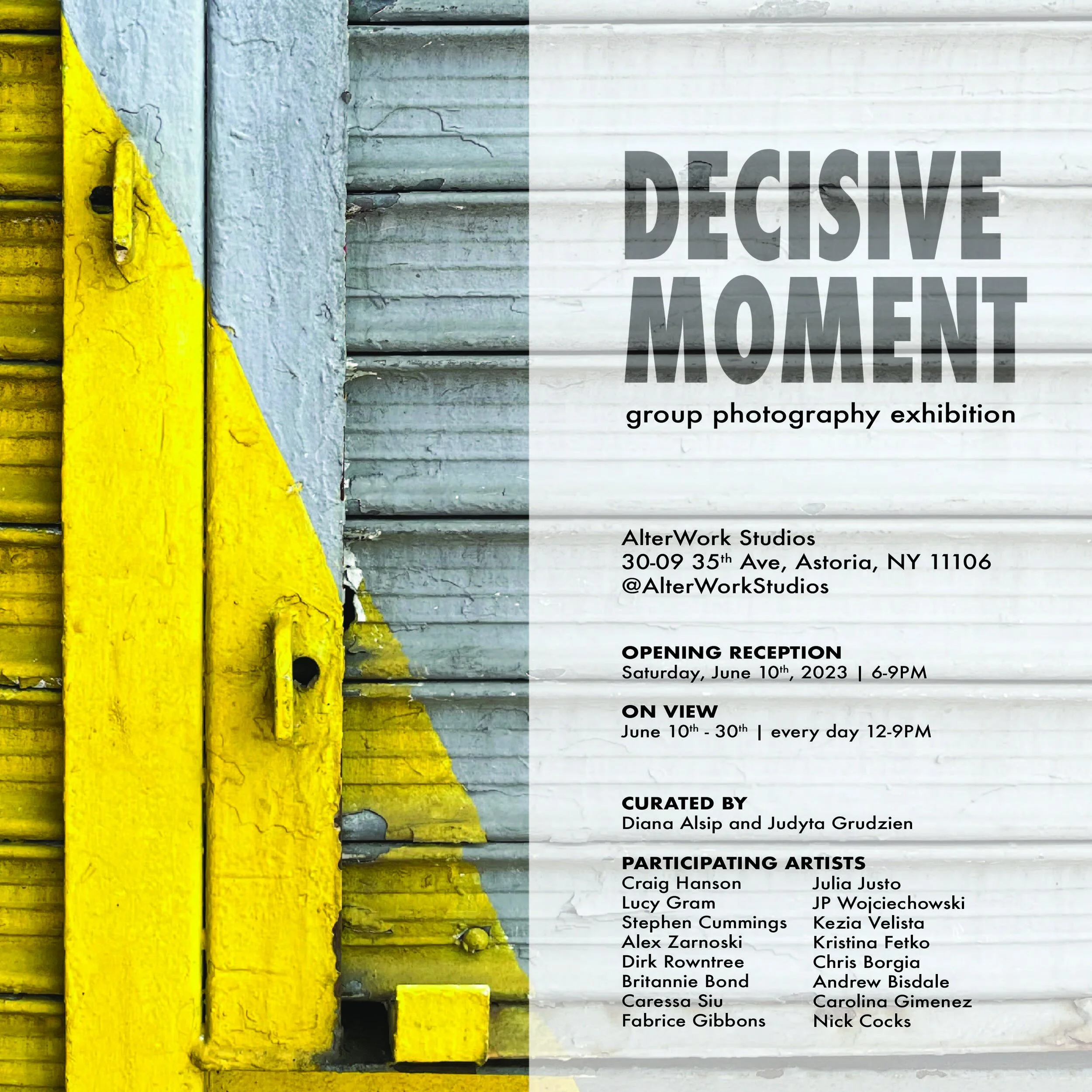 Decisive Moment - Open Call — al•ter•work studios