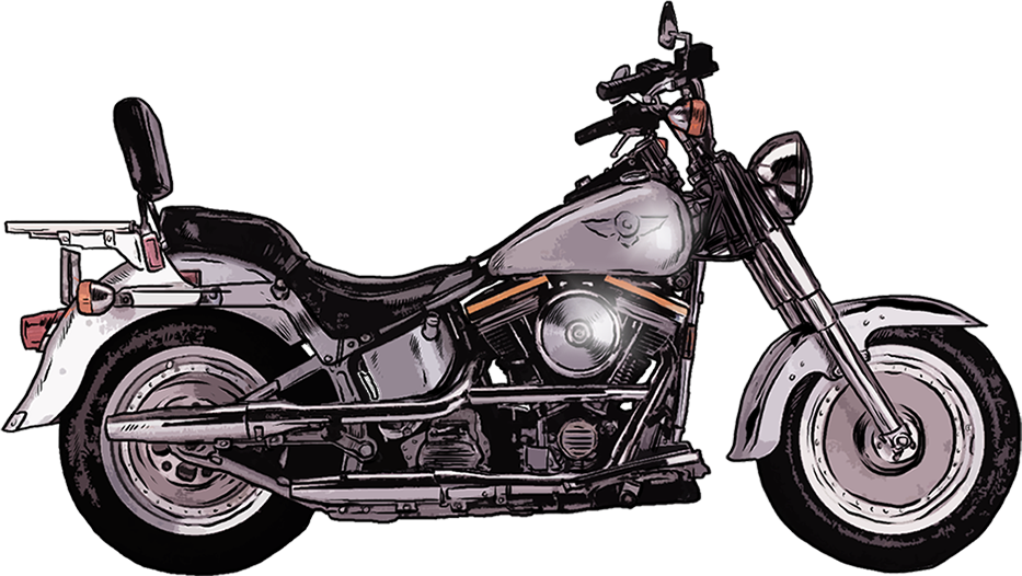 Harley Davidson FLSTF Fat Boy '90 — WOINGEAR