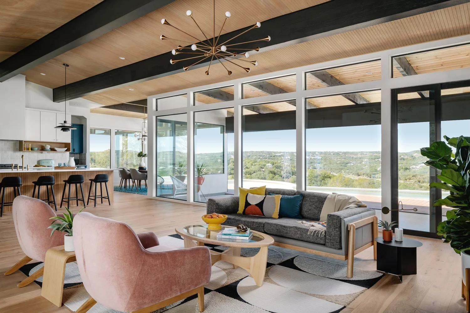 Scandinavian Modern Contemporary Farmhouse Interior Designer Austin, Texas