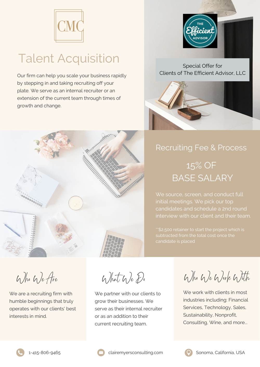 The Efficient Advisor Recruiting Support — Claire Myers Consulting