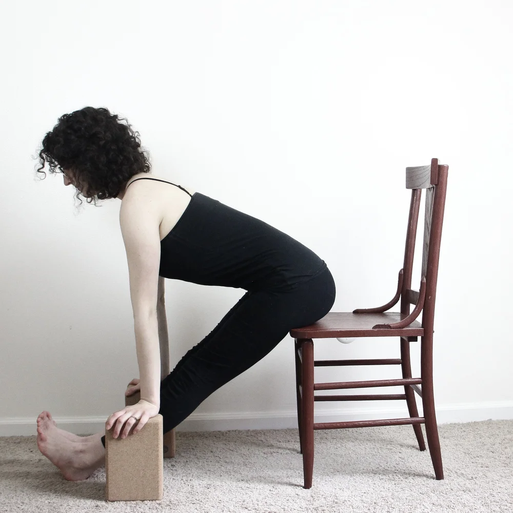 Seated Forward Bend In Chair