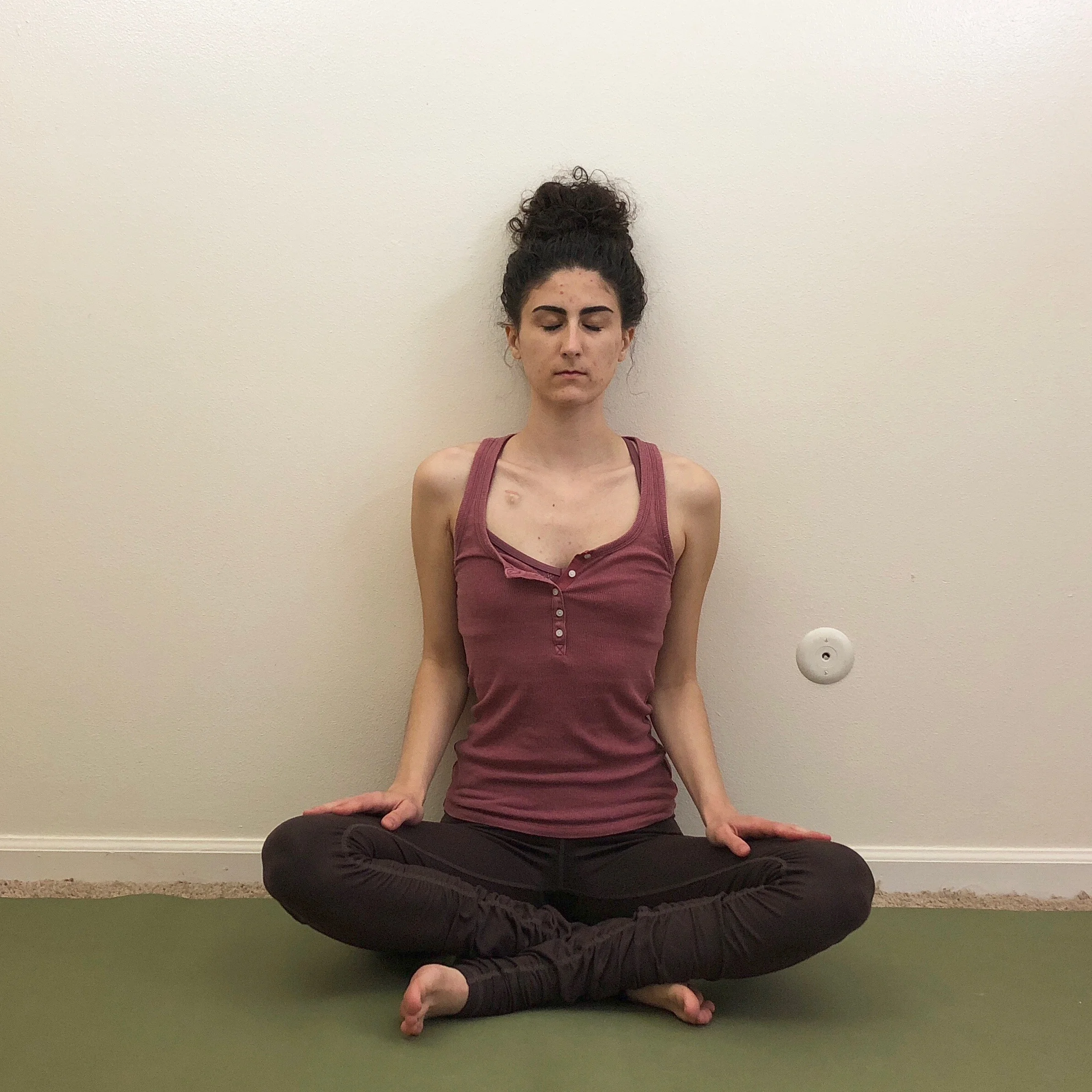SUKHASANA: EASY SEATED POSE — santosha spirit