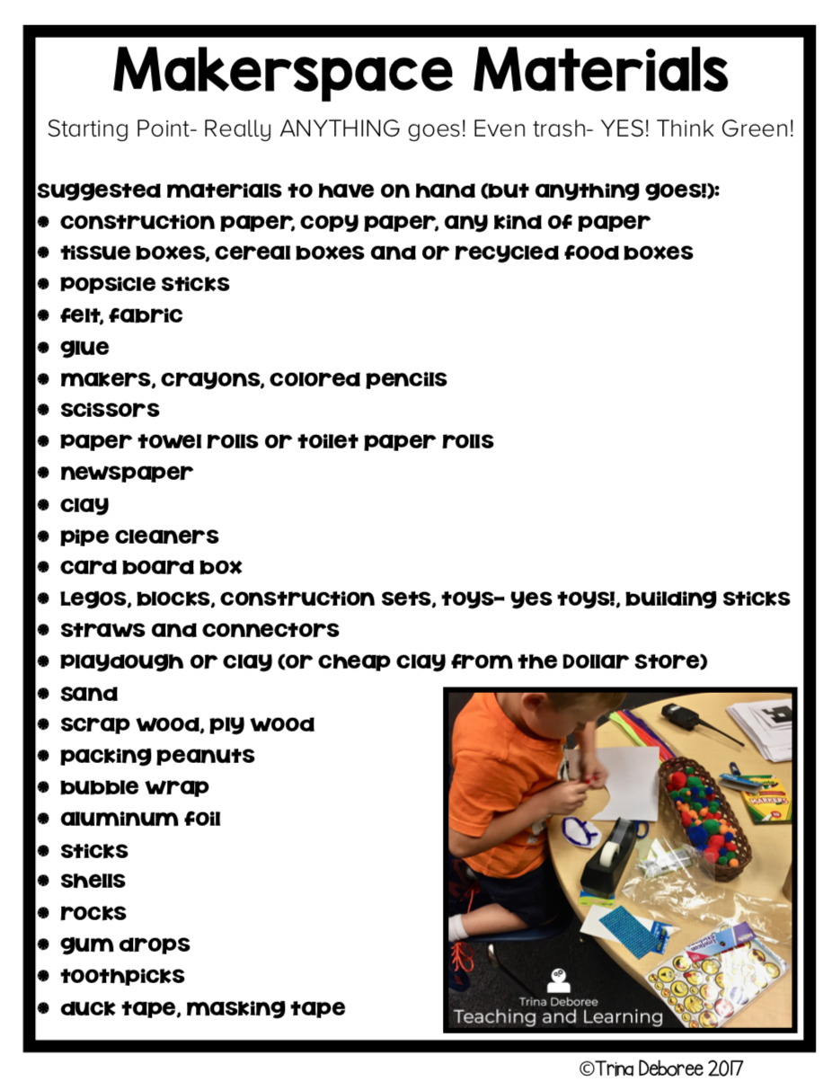 5 Fundamental Ways to Launching A Sensational MakerSpace - Teaching and ...