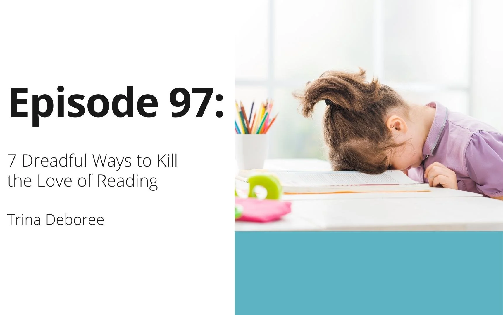 One Tired Teacher 97: 7 Ways to Kill the Love of Reading - One Tired ...