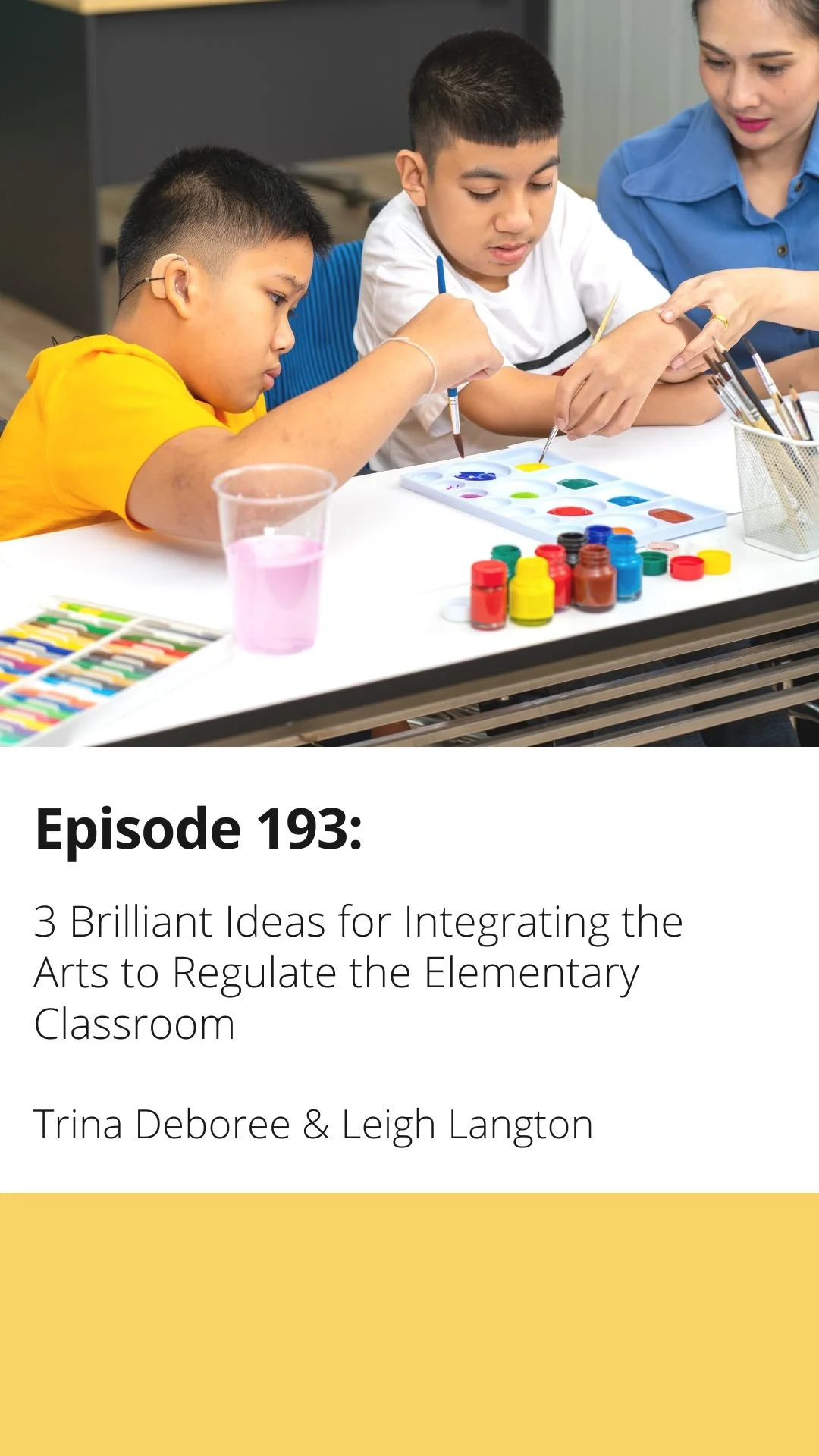 Ott 193: Brilliant Ideas for Arts in Elementary Classrooms - One Tired ...