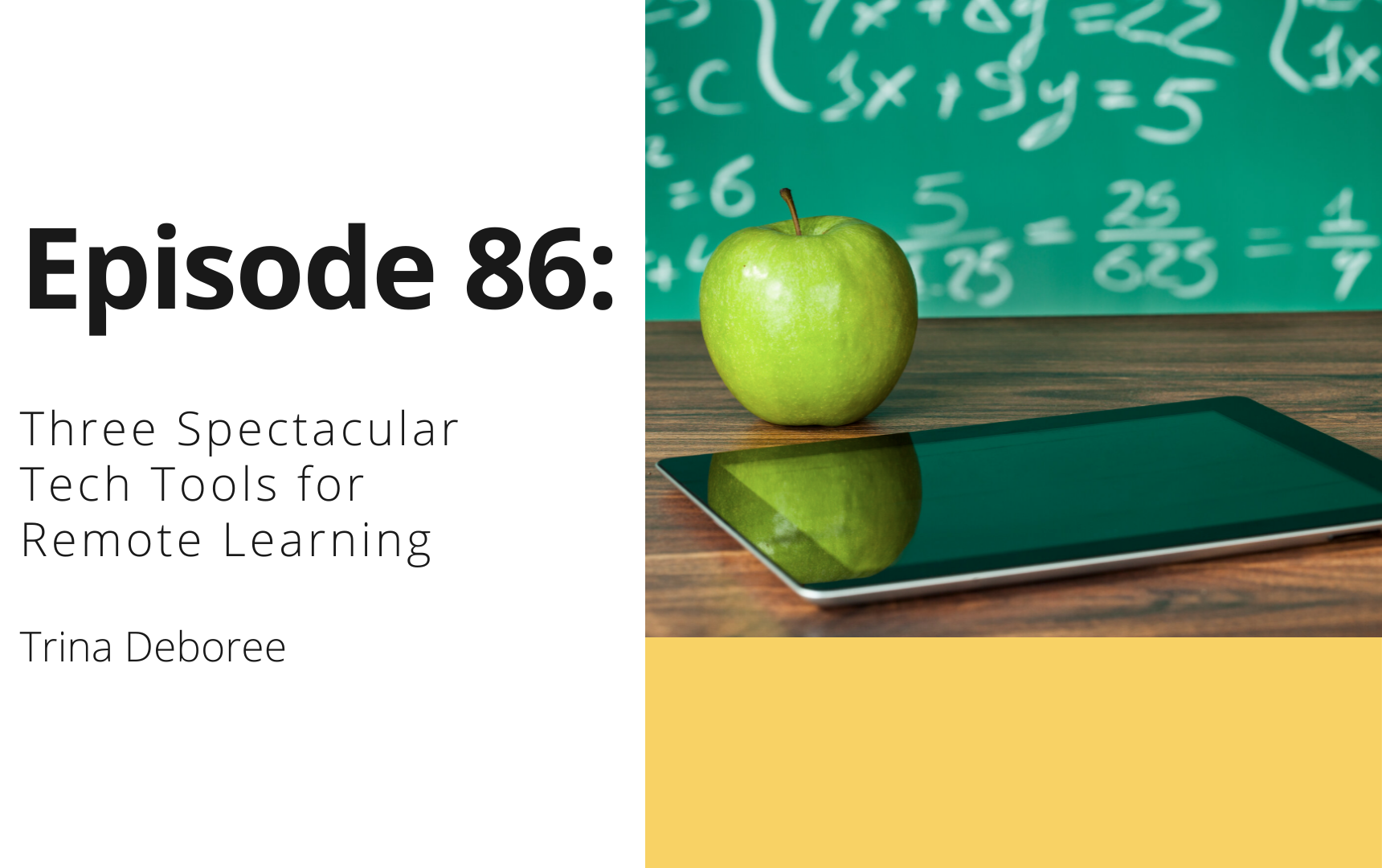 One Tired Teacher 86: 3 Spectacular Tools For Remote Learning - One ...