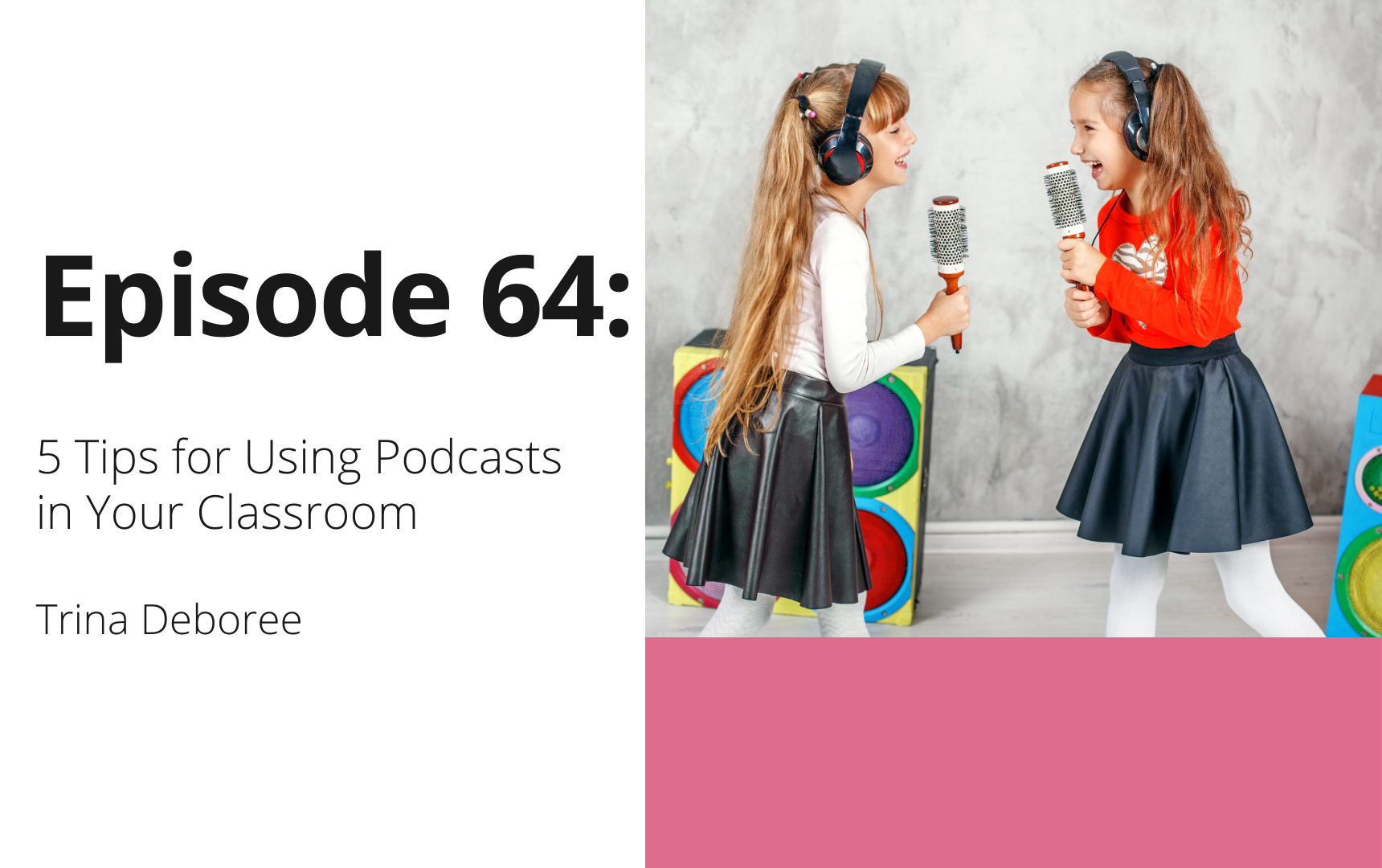 One Tired Teacher 64: 5 Tips for Podcasting in the Classroom - One ...