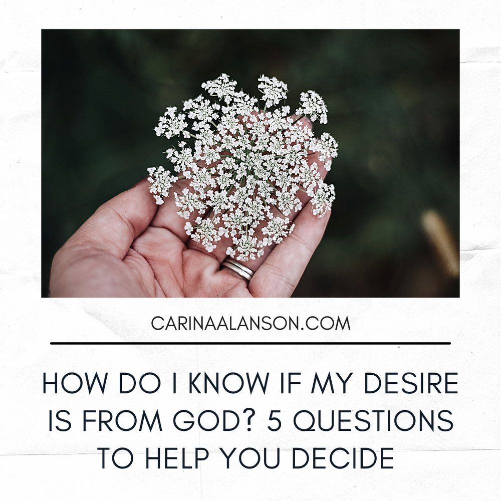 How Do I Know if My Desire Is From God? 5 Questions to Help You Decide ...