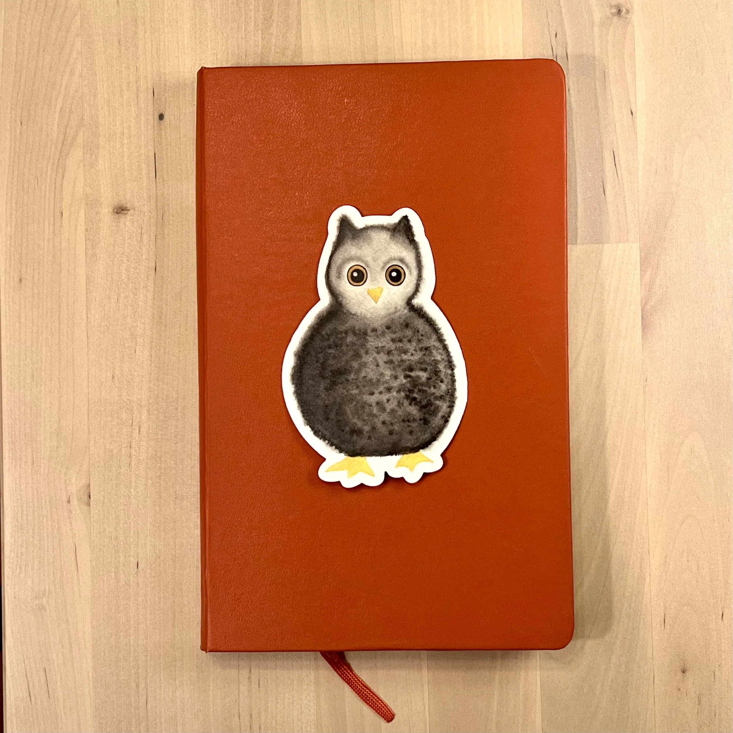 Owl Chick Vinyl Sticker — Carina Alanson