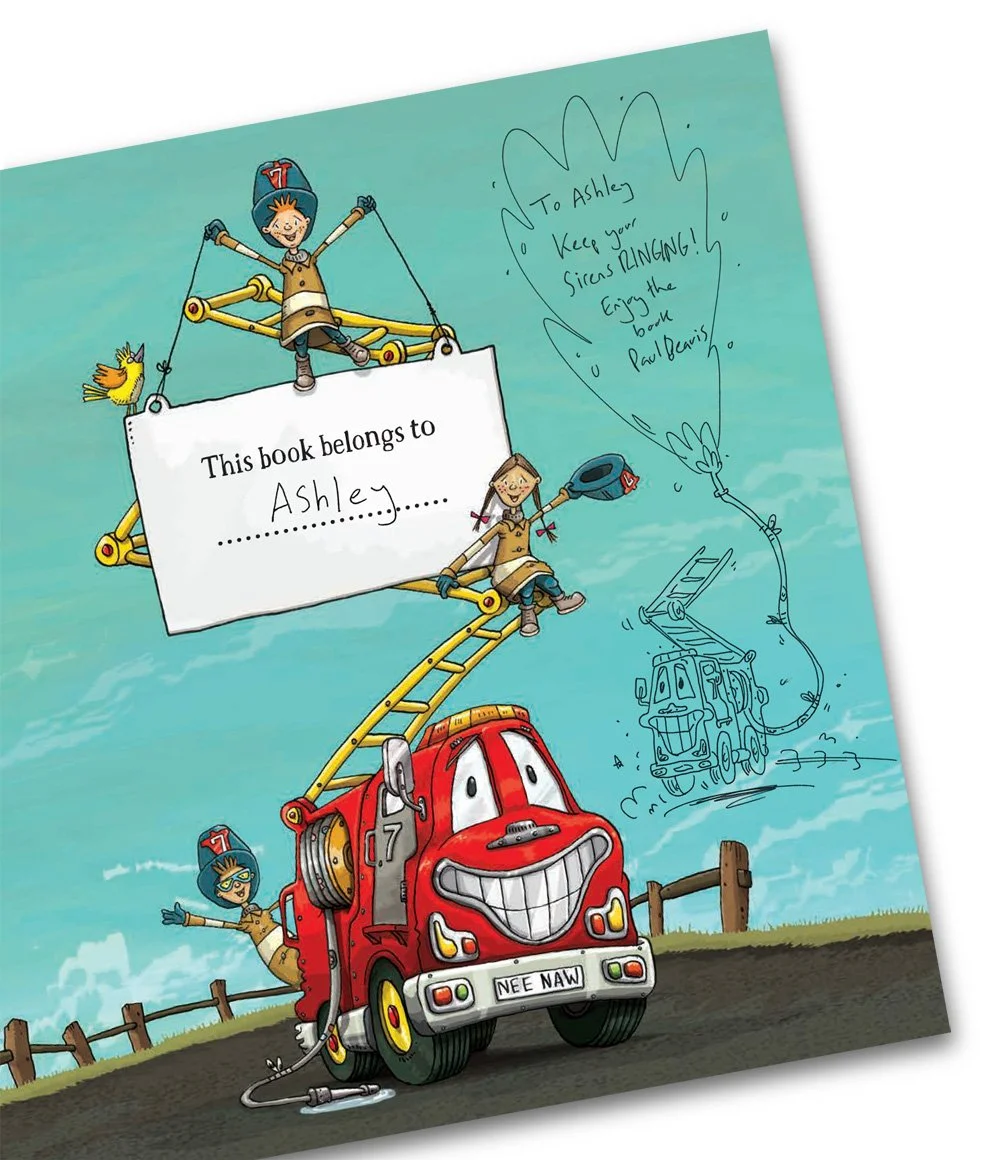 Nee Naw The Little Fire Engine - series — paul beavis