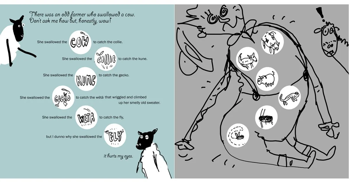 There was an Odd Farmer who swallowed a Fly — paul beavis