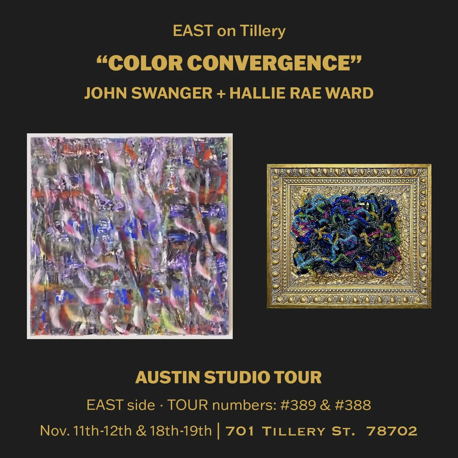 AUSTIN STUDIO TOUR, Nov. 2023 — Hallie Rae Ward