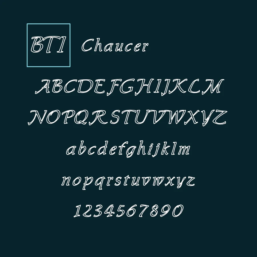 Chaucer Font