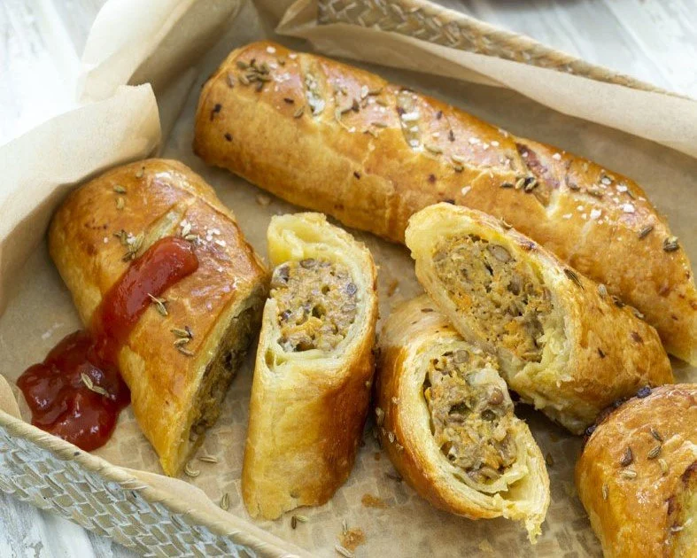 Moroccan Spiced Pork and Lentil Sausage Rolls — Kate Flower Food