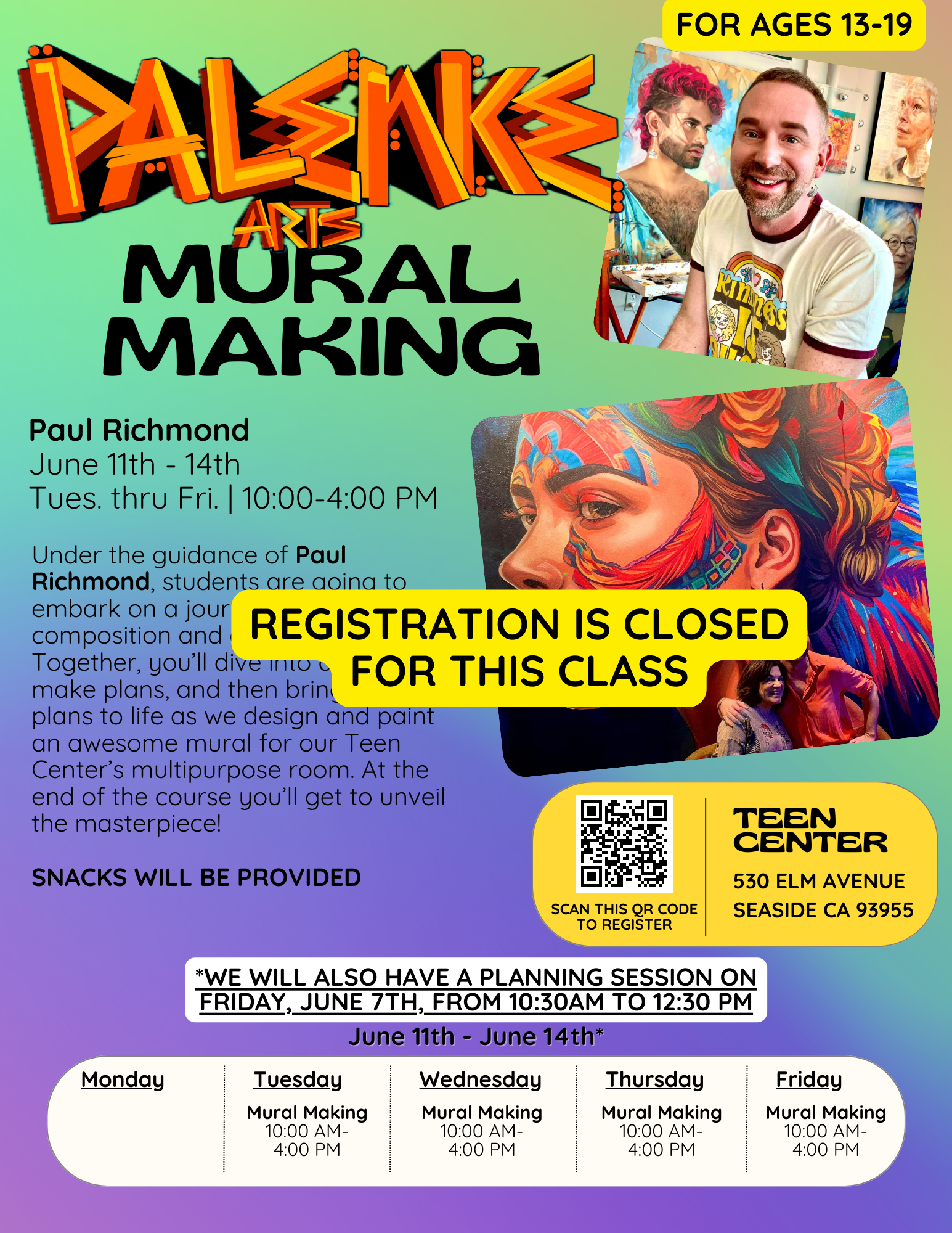 Teen Arts Center — Palenke Arts