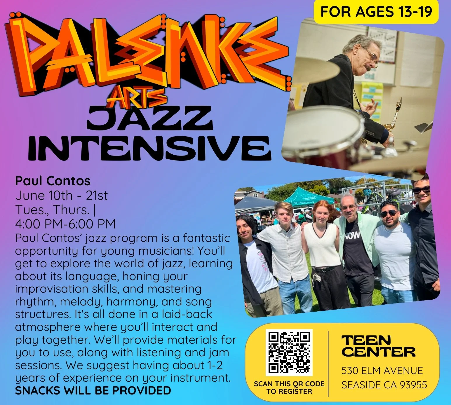 Teen Arts Center — Palenke Arts