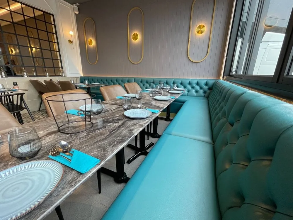 Angled Banquette Seating — Design Choice Enterprises - Commercial ...