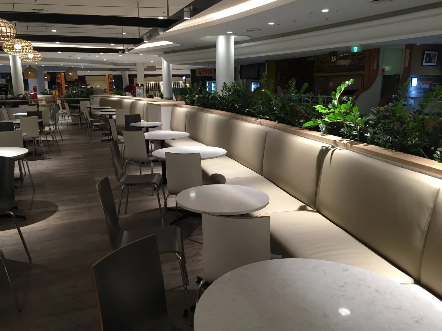 Customized-Curved Banquette Seating — Design Choice Interiors ...