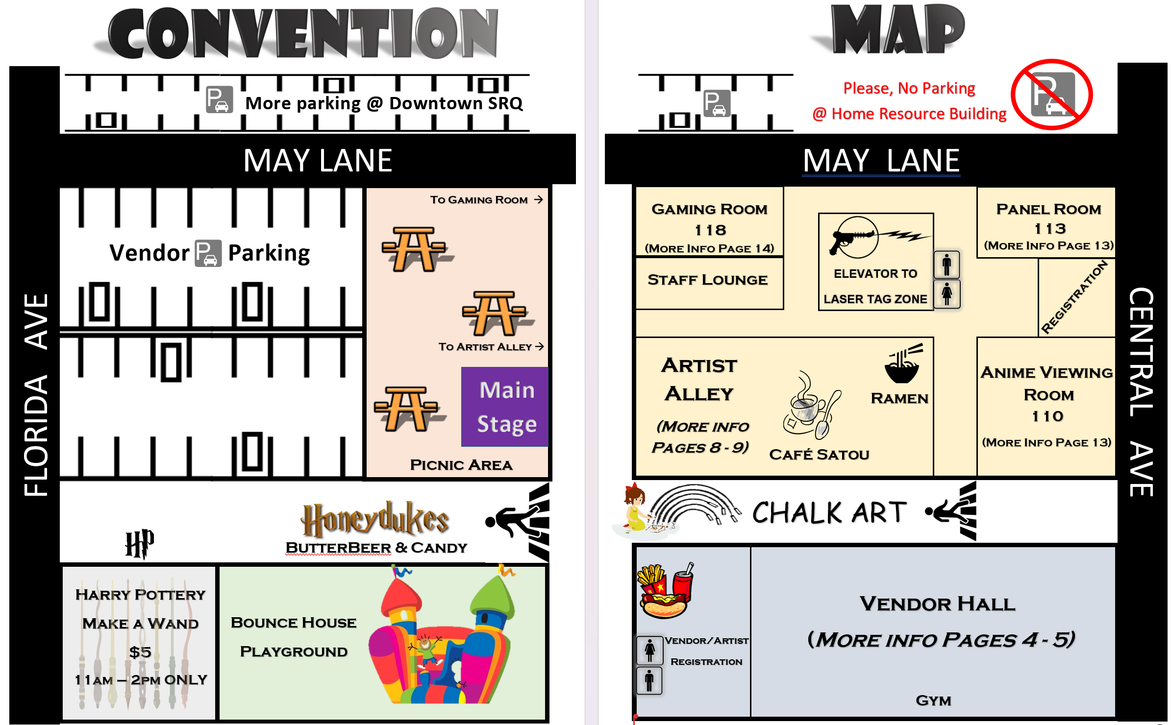 Convention Map — SSA+S Toracon: Anime, Gaming, Comic & Sci-Fi Convention