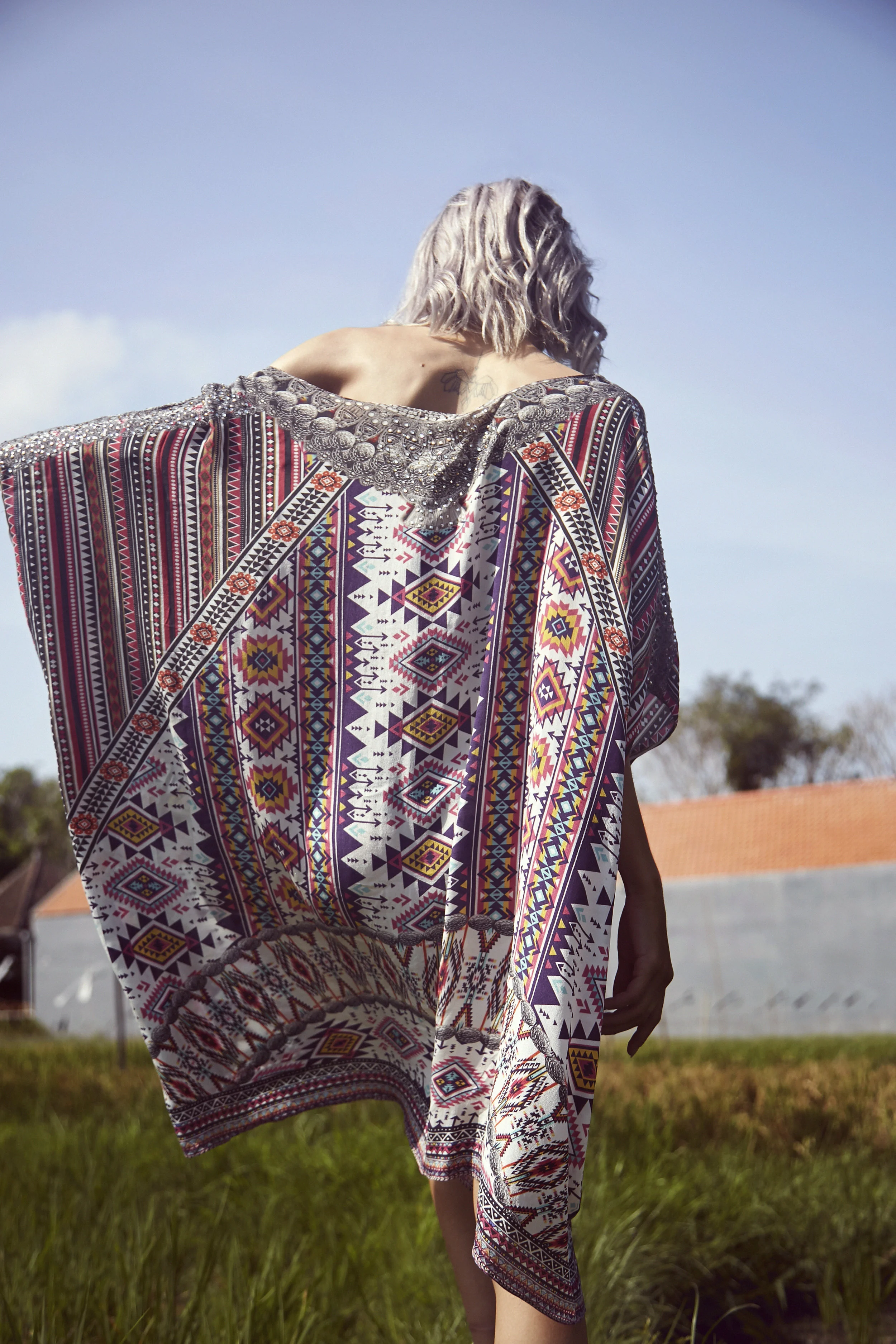 INOA Clothing Online UK | Playsuit | Silk Dress and Kaftans