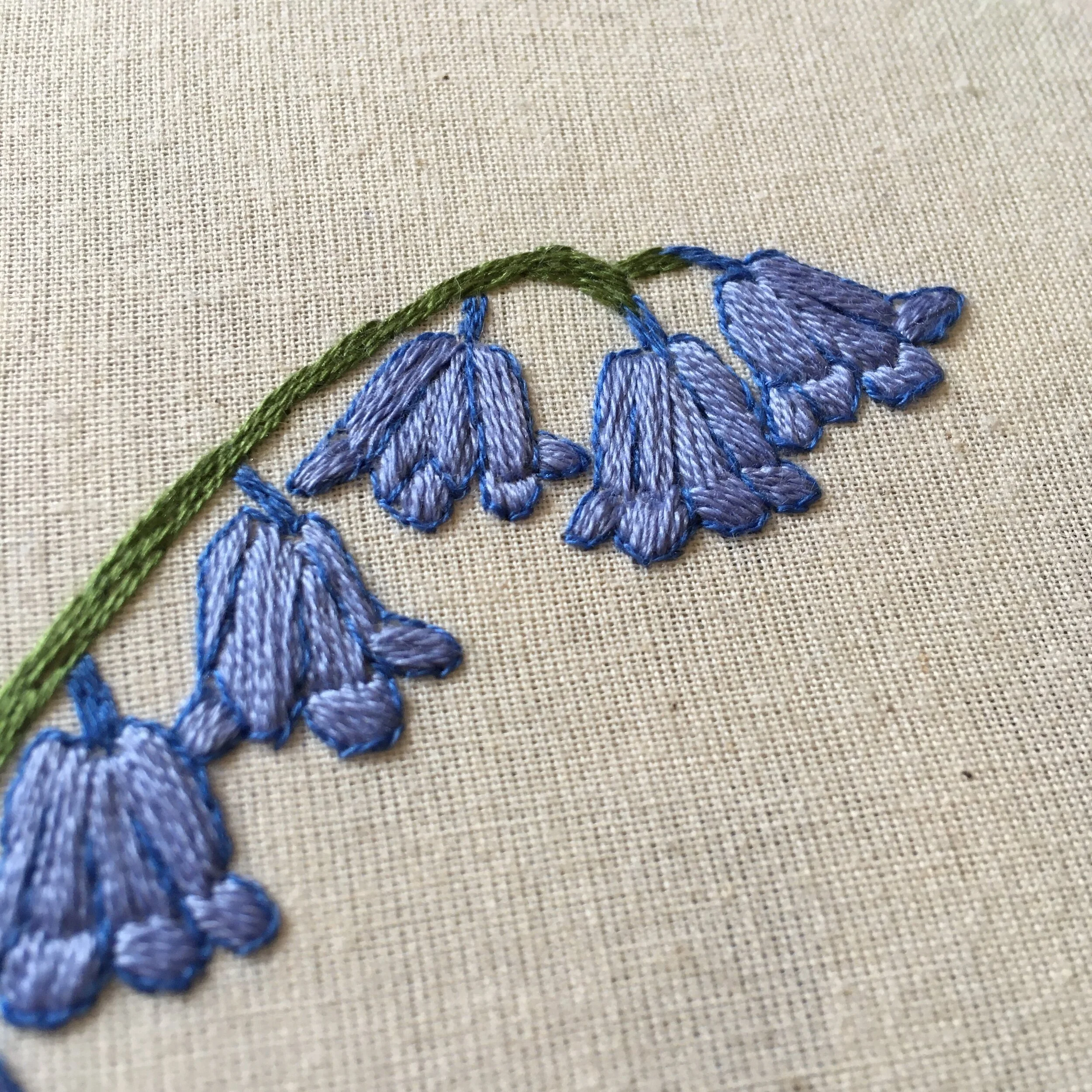 Bluebell Embroidery Kit — Embellished Elephant