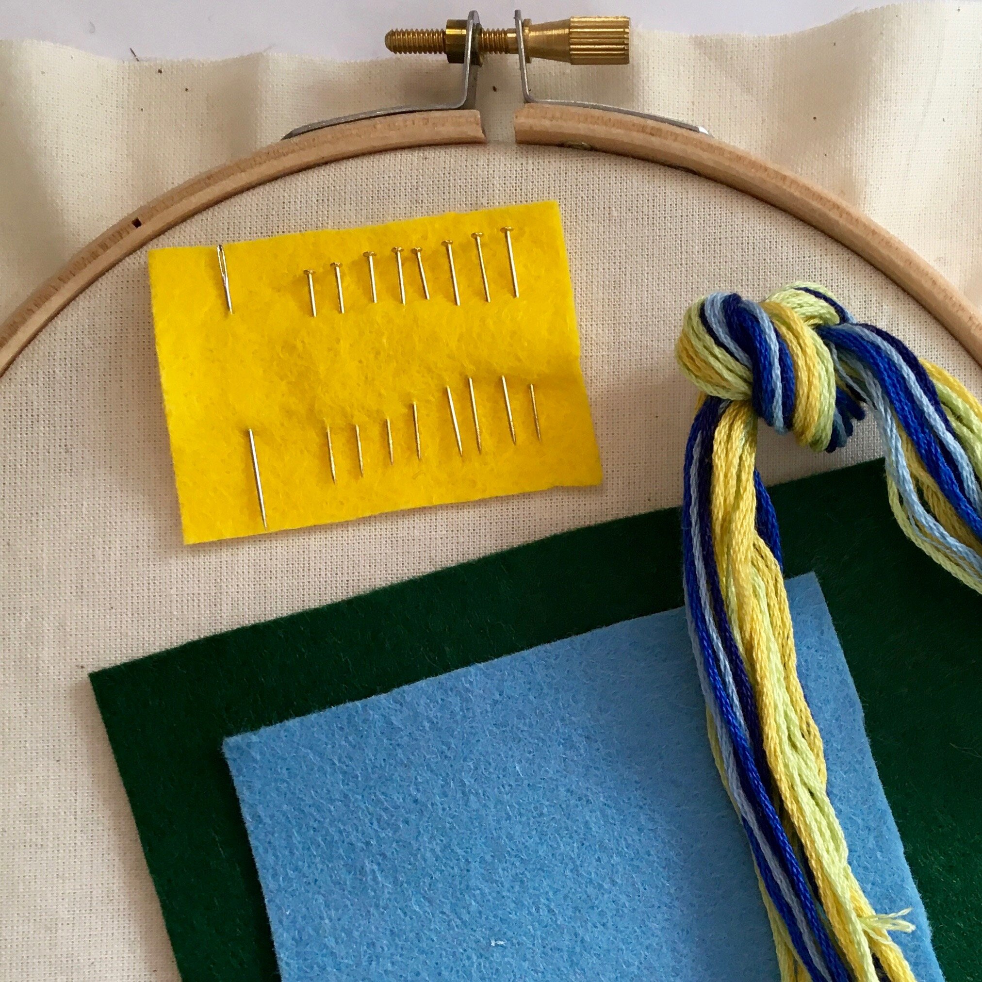 Snake Plant Embroidery Kit — Embellished Elephant