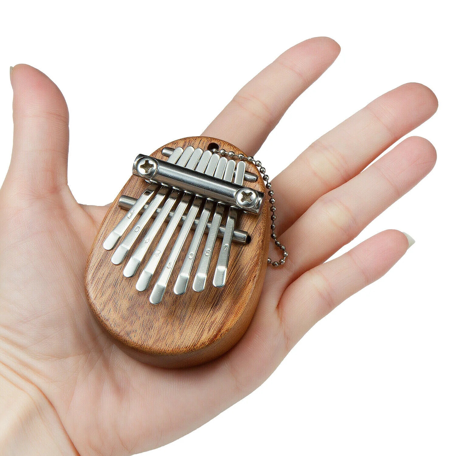 "Vero" Mini 8 Key Kalimba — Joshua Tree Rock & Lotus