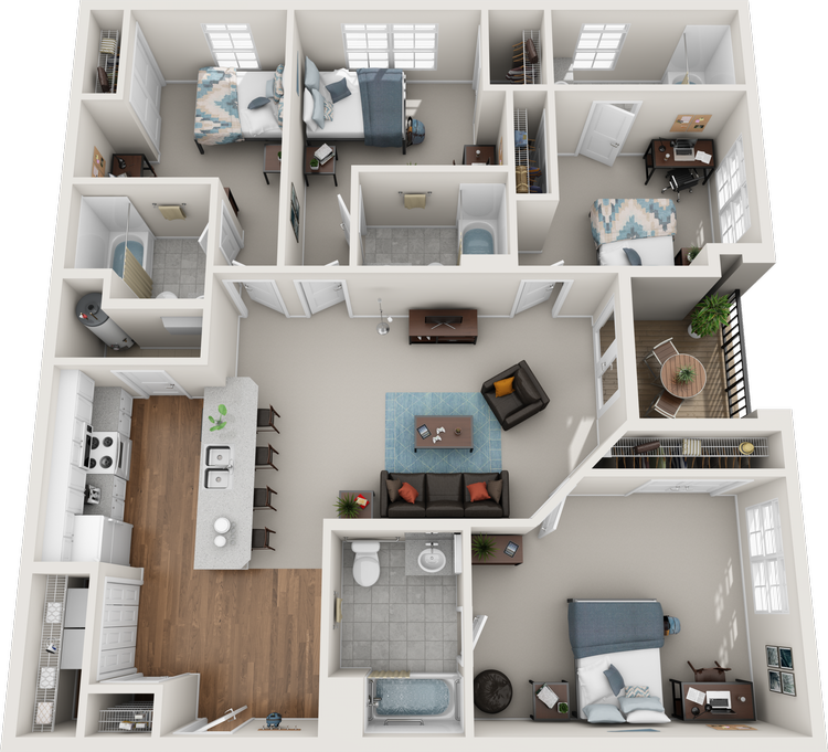 UNIVERSITY EDGE | FLOOR PLANS